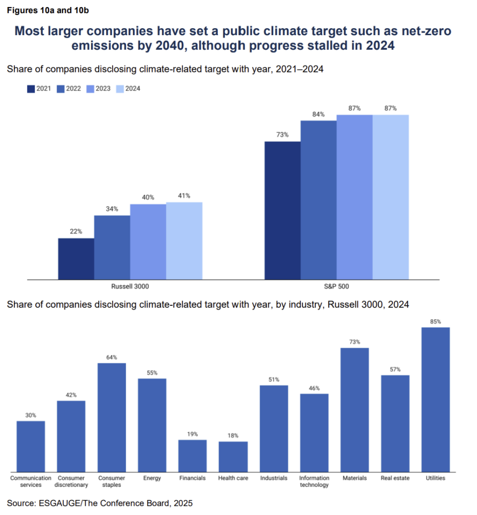 Corporate Climate Disclosures and Practices: Risk, Emissions, and Targets