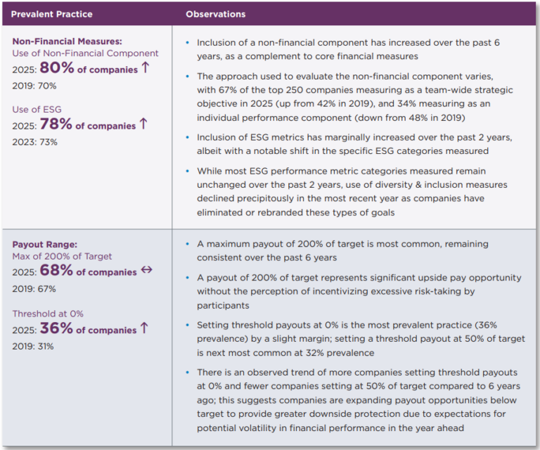 2025 Top 250 Annual Incentive Plan Report